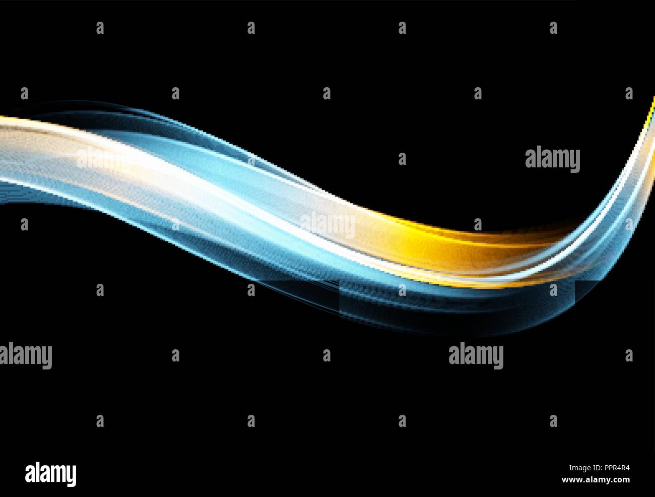 Vector Abstract shiny color wave design element Stock Vector Image ...