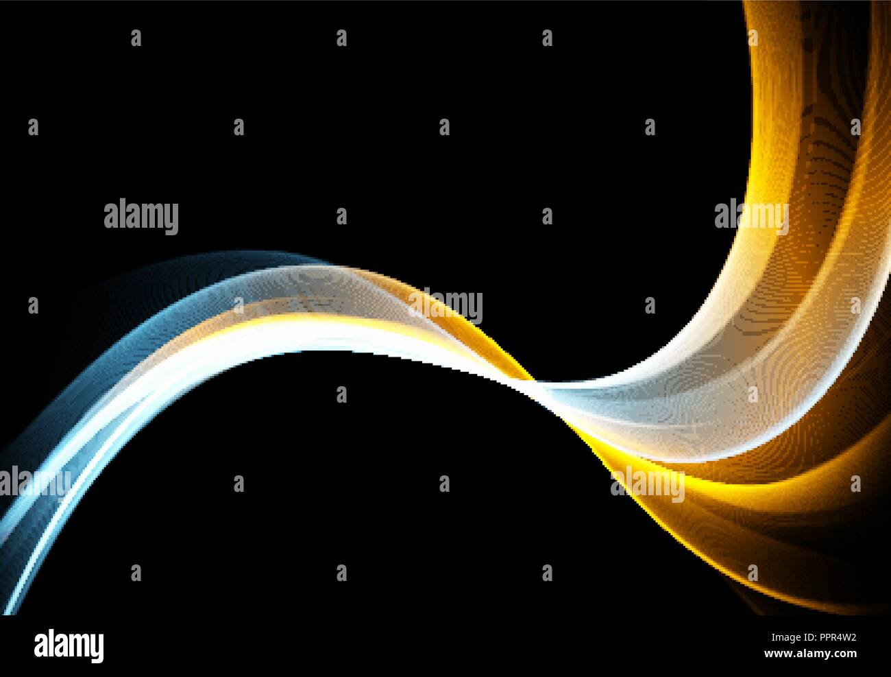 Vector Abstract shiny color wave design element Stock Vector Image ...