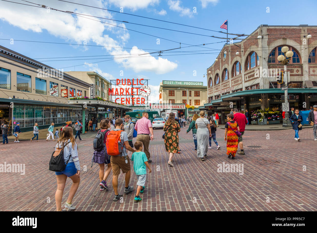 Pike Place Market in Seattle Washington one of the oldest continuously ...