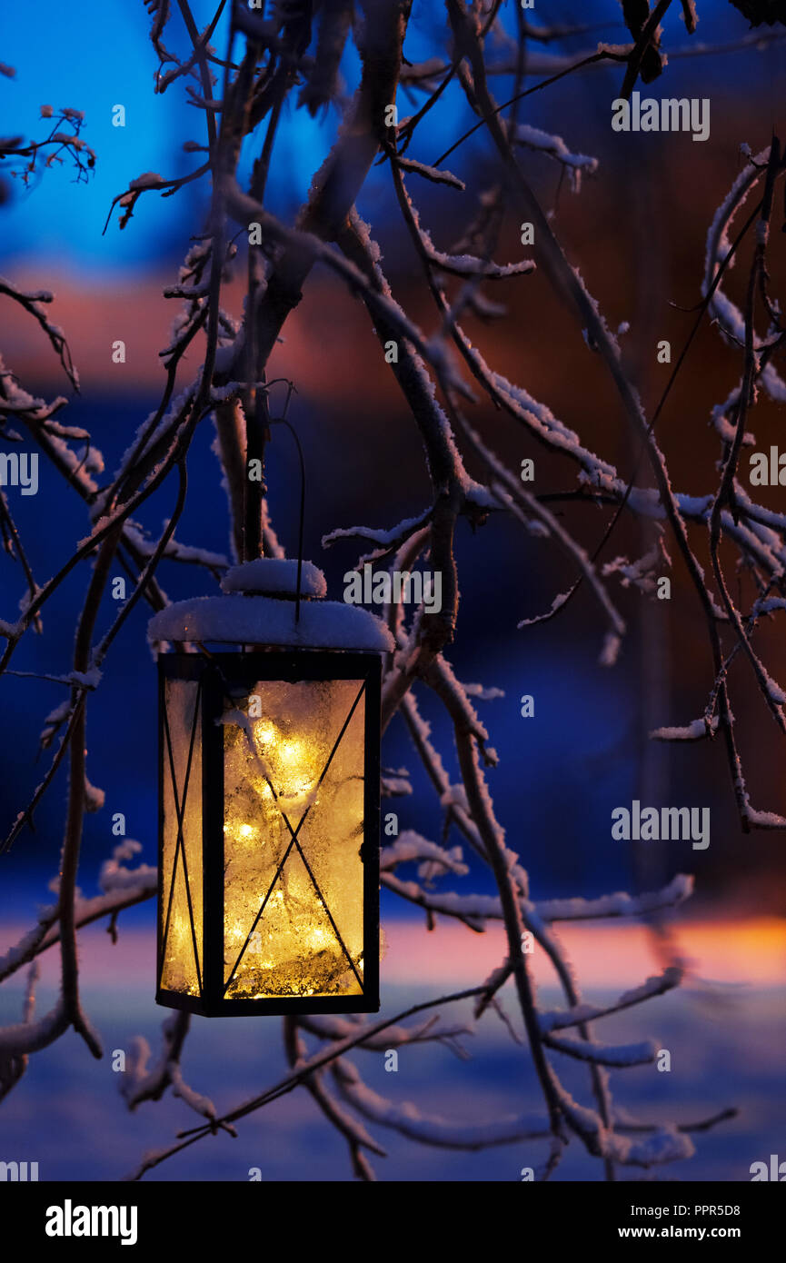 Christmas lantern hi-res stock photography and images - Alamy