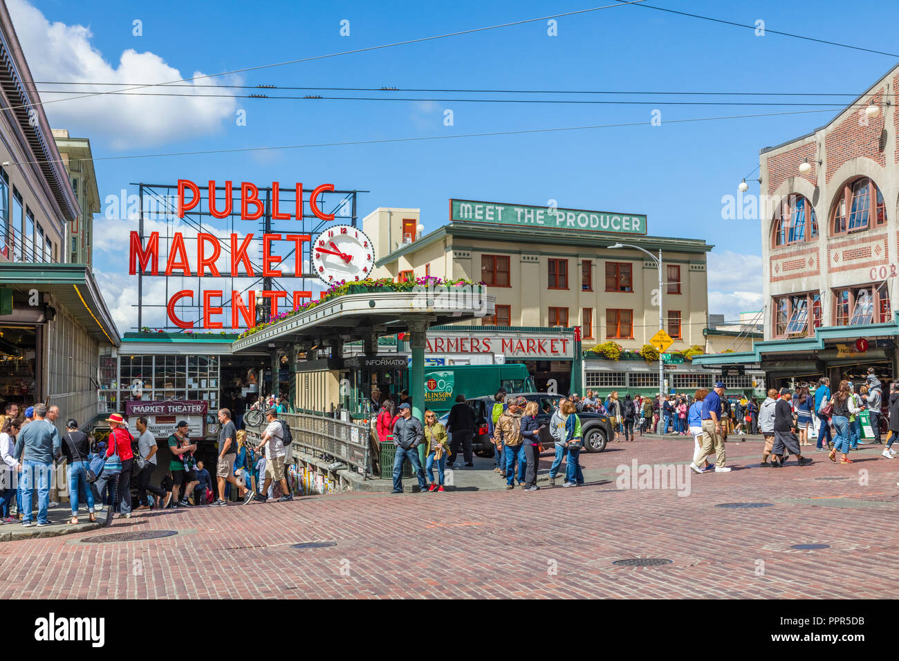 Pike Place Market in Seattle Washington one of the oldest continuously ...