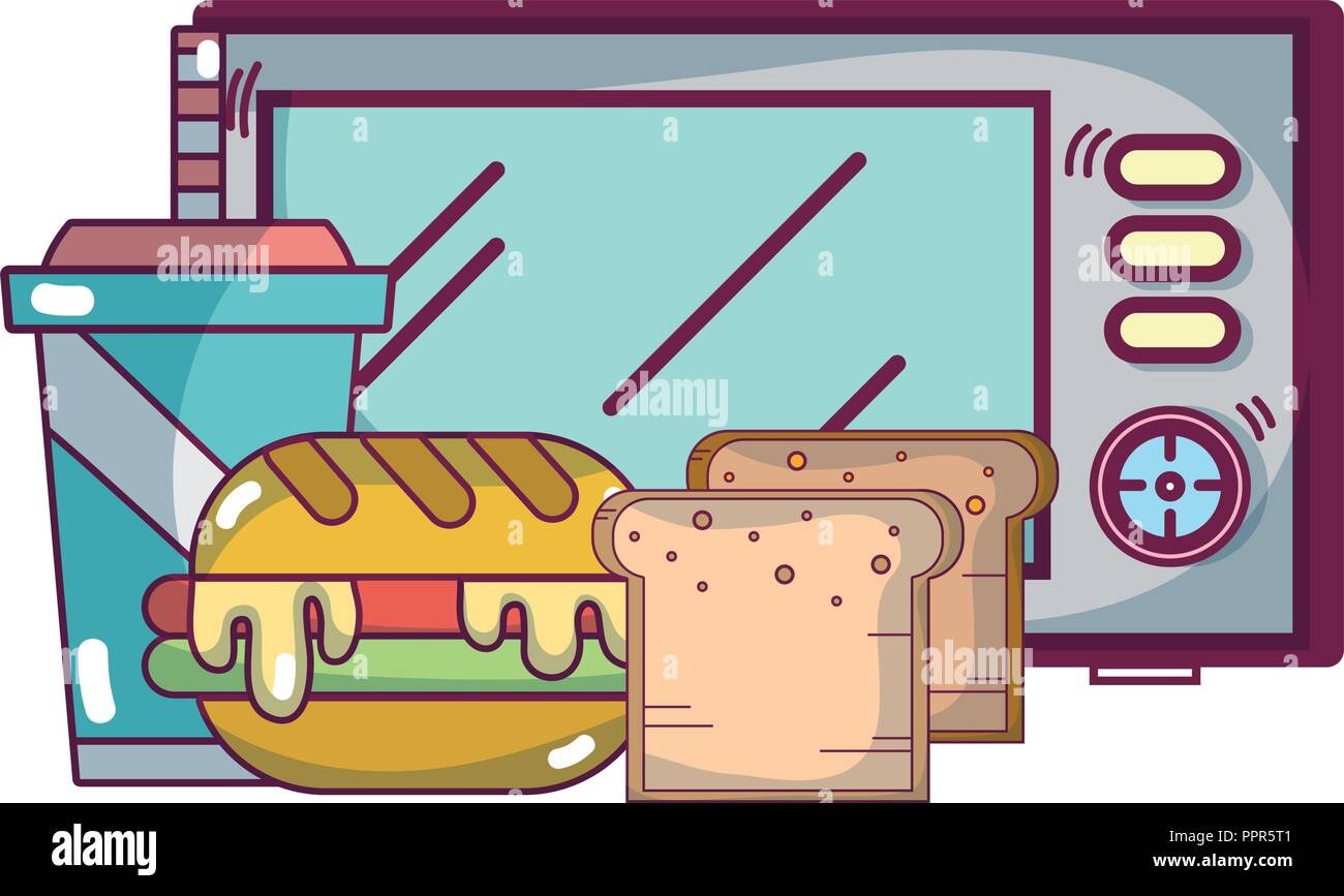 Breakfast food cartoons Stock Vector Image & Art - Alamy