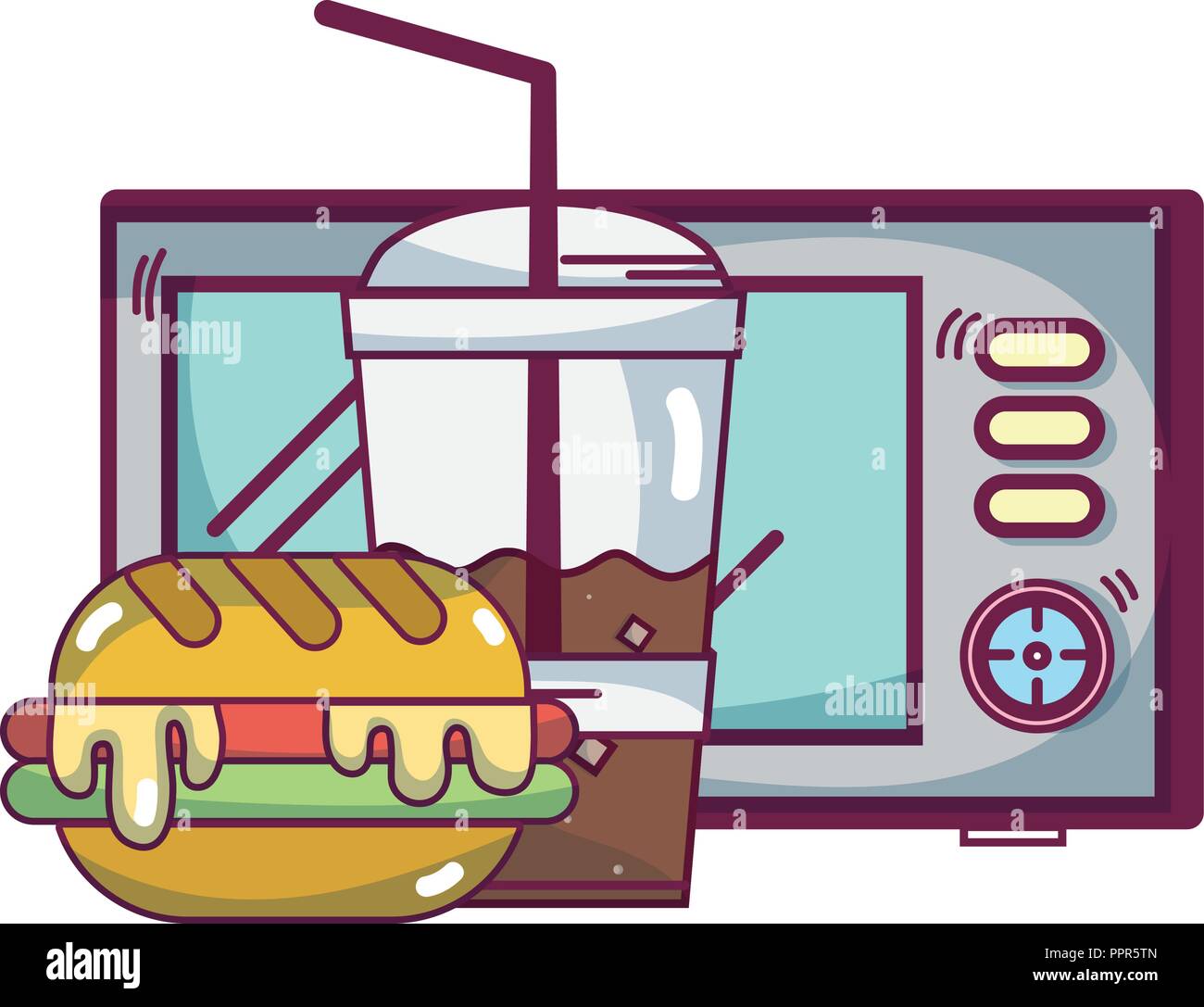 Breakfast food cartoons Stock Vector Image & Art - Alamy