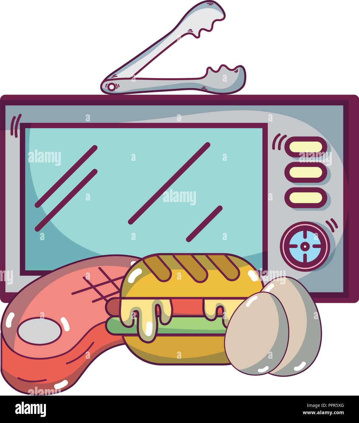 Breakfast food cartoons Stock Vector Image & Art - Alamy