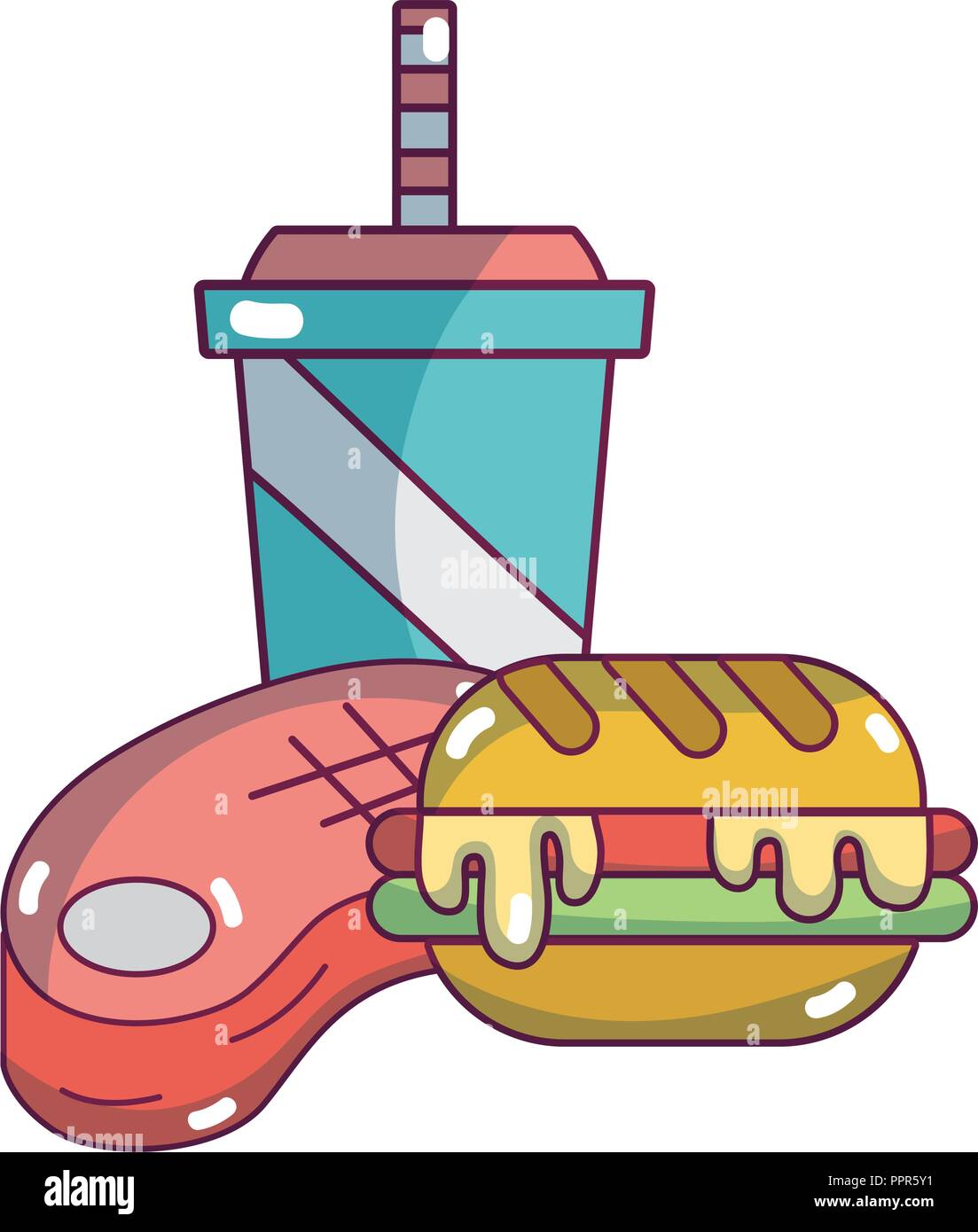 Food and ingredients cartoons Stock Vector Image & Art - Alamy