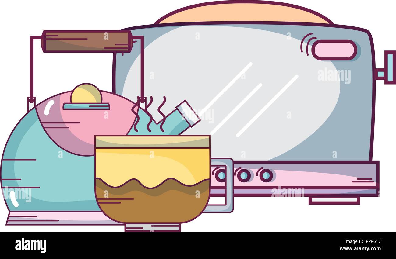 Breakfast food cartoons Stock Vector Image & Art - Alamy