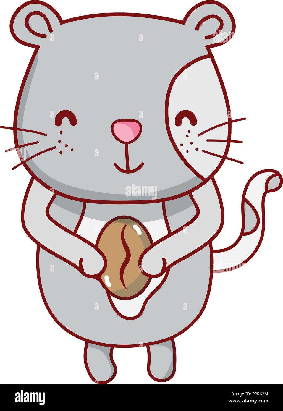 Cat and food Stock Vector Image & Art - Alamy
