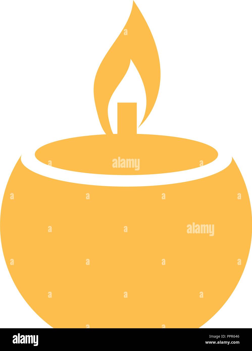 Japanese candle Stock Vector Images - Alamy