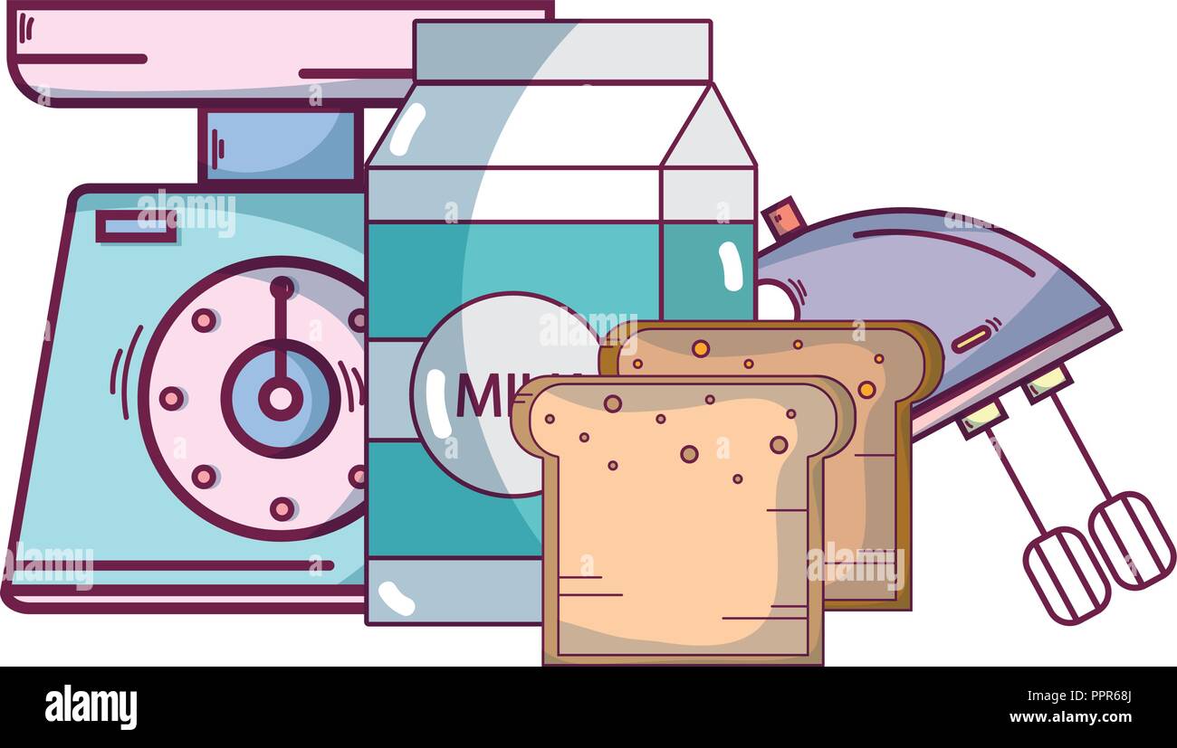 Breakfast food cartoons Stock Vector Image & Art - Alamy