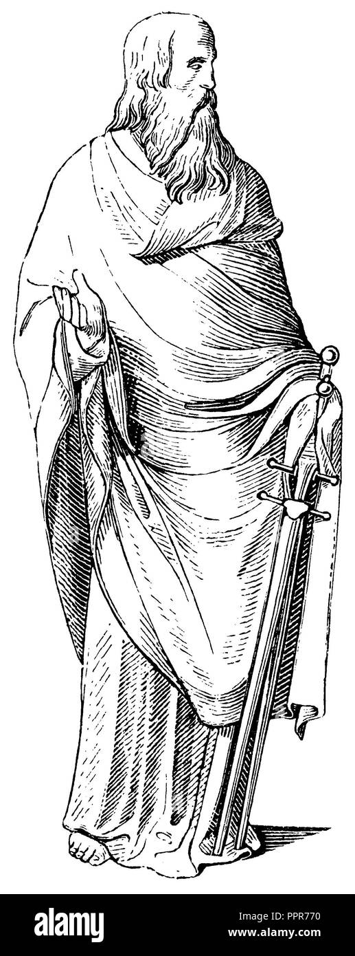 Apostle paul Black and White Stock Photos & Images - Alamy