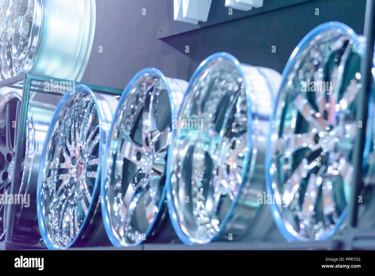 Blur magnesium alloy wheel or mag wheel or max wheels of Car Stock ...