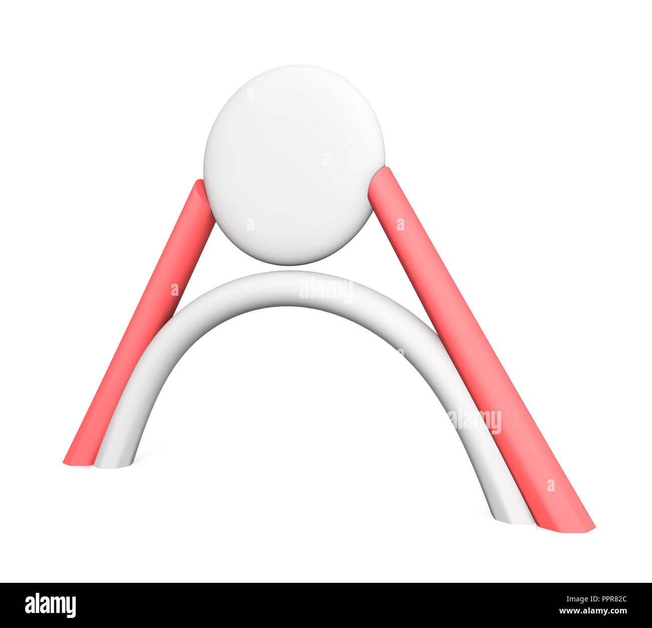 exhibition entry gate 3d illustration Stock Photo - Alamy