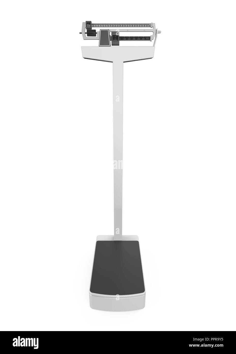 Weight scale machine Black and White Stock Photos & Images - Alamy