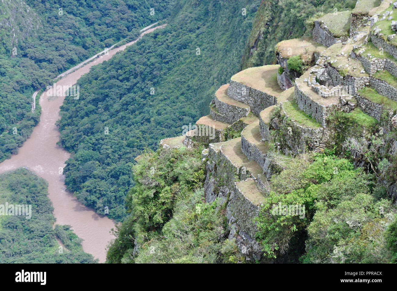 Casas e terraços Incas Stock Photo - Alamy