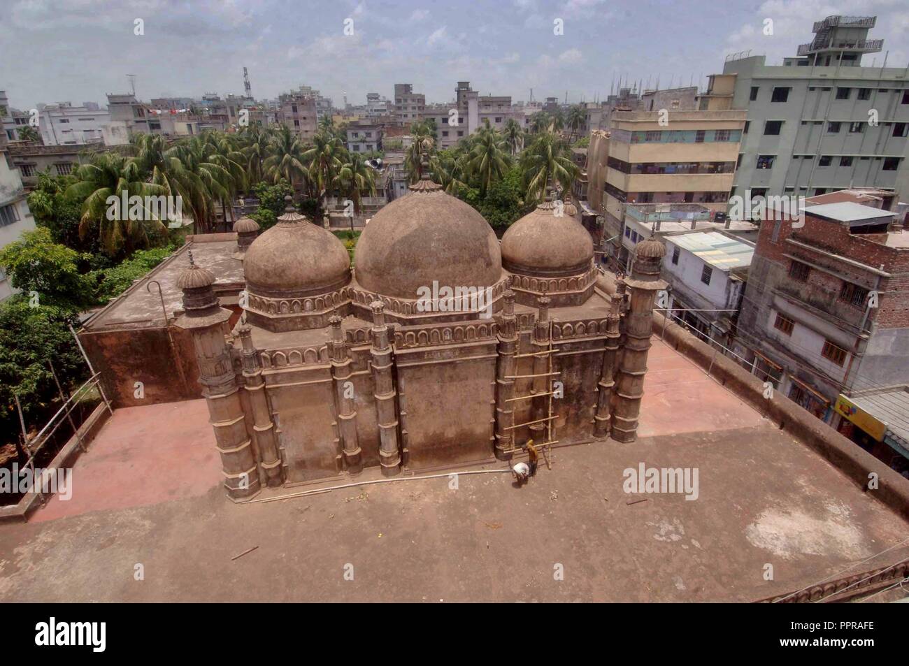 Dhaka, Bangladesh - June 15, 2009: The Khan Mohammad Mirza Mosque on ...