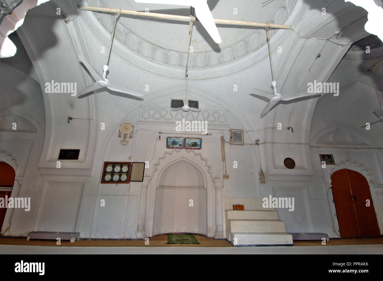 Dhaka, Bangladesh - February 23, 2009: The Khan Mohammad Mirza Mosque ...