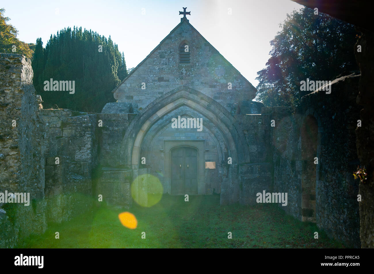 Old St Leonards Church, Sutton Veny, Wiltshire, Uk Stock Photo - Alamy