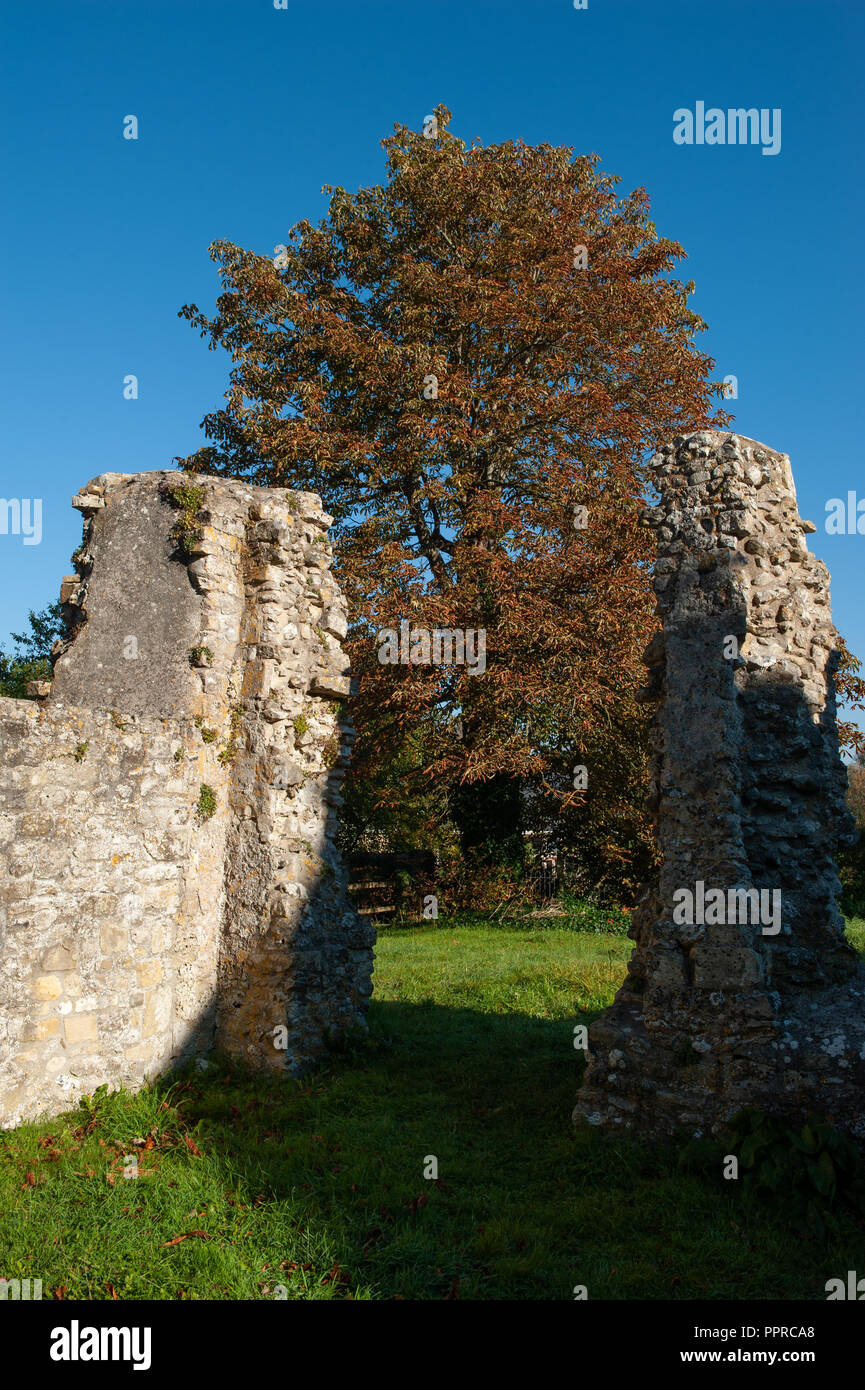 Old St Leonards Church, Sutton Veny, Wiltshire, Uk Stock Photo - Alamy
