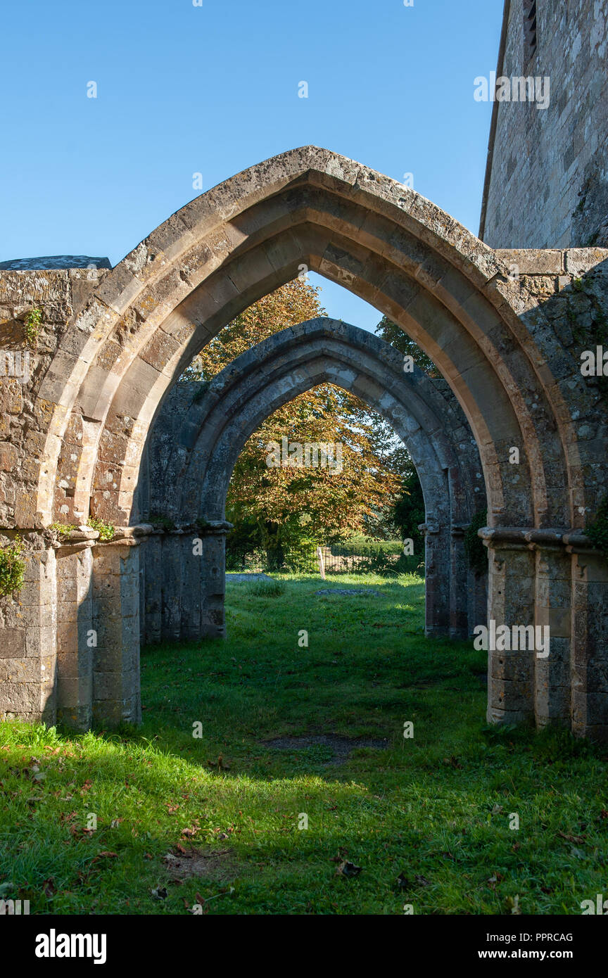 Old St Leonards Church, Sutton Veny, Wiltshire, Uk Stock Photo - Alamy