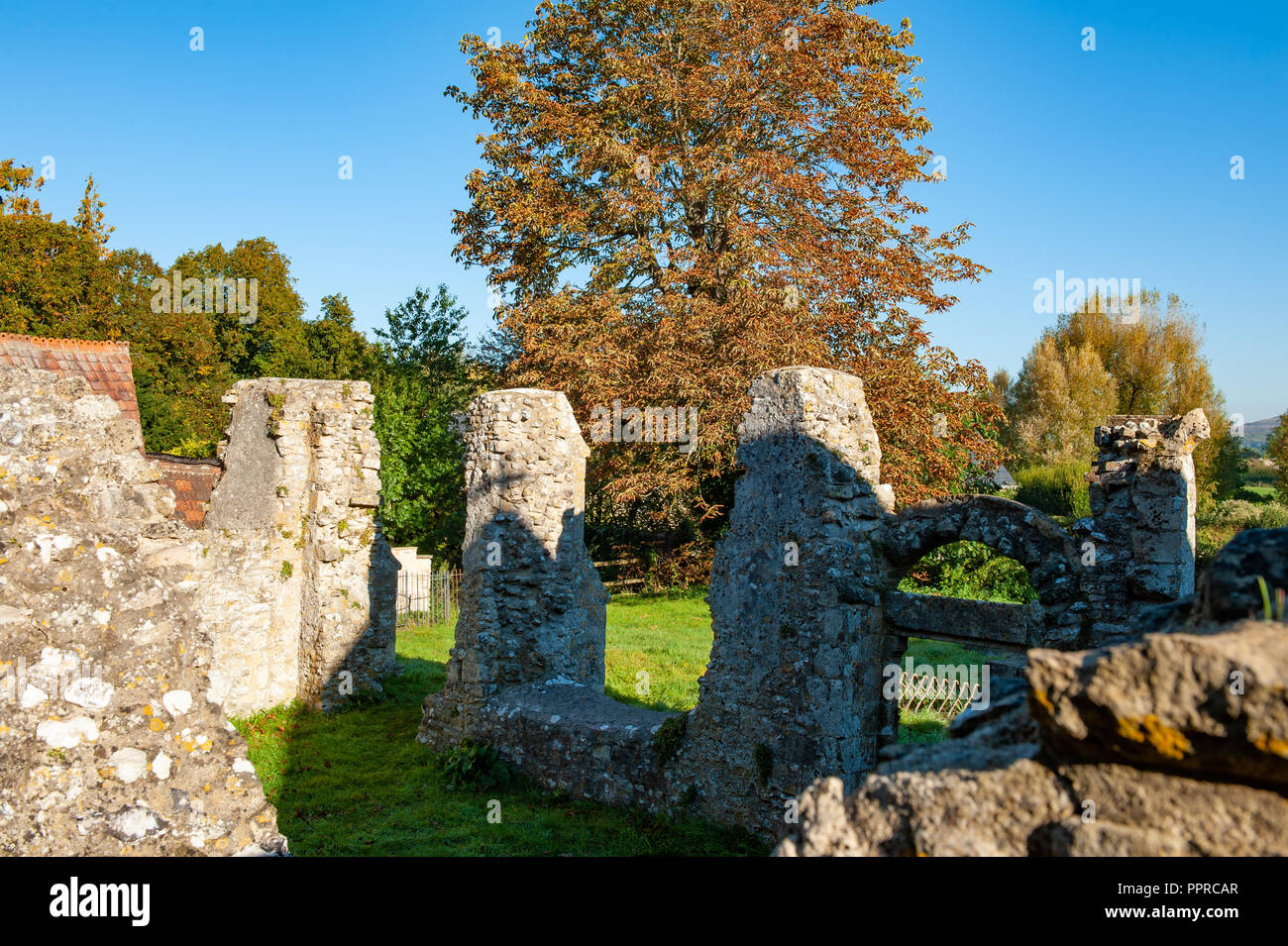 Old St Leonards Church, Sutton Veny, Wiltshire, Uk Stock Photo - Alamy