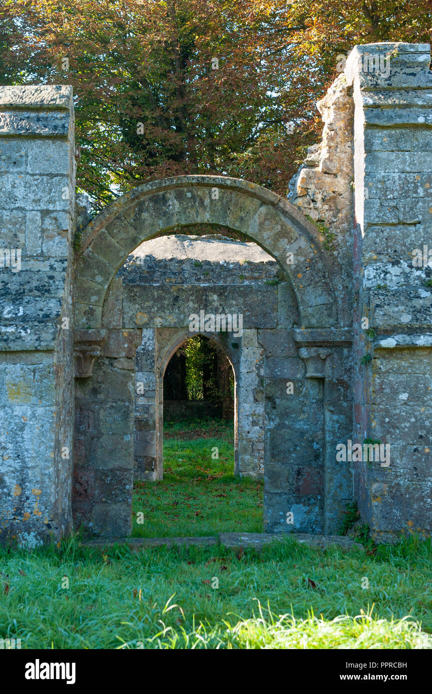 Old St Leonards Church, Sutton Veny, Wiltshire, Uk Stock Photo - Alamy