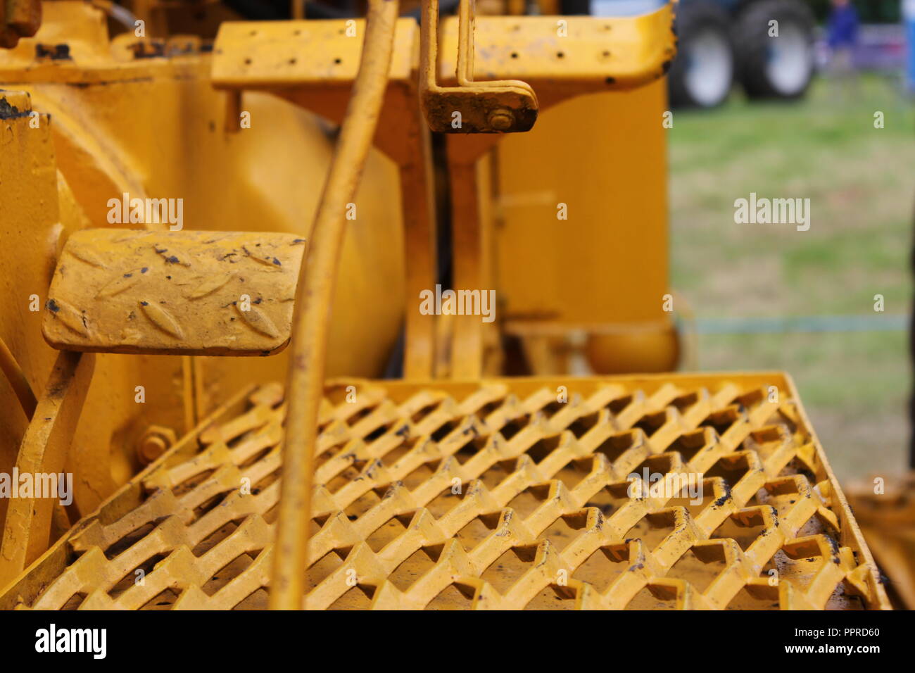 The step of a Muir Hill 101 tractor Stock Photo - Alamy