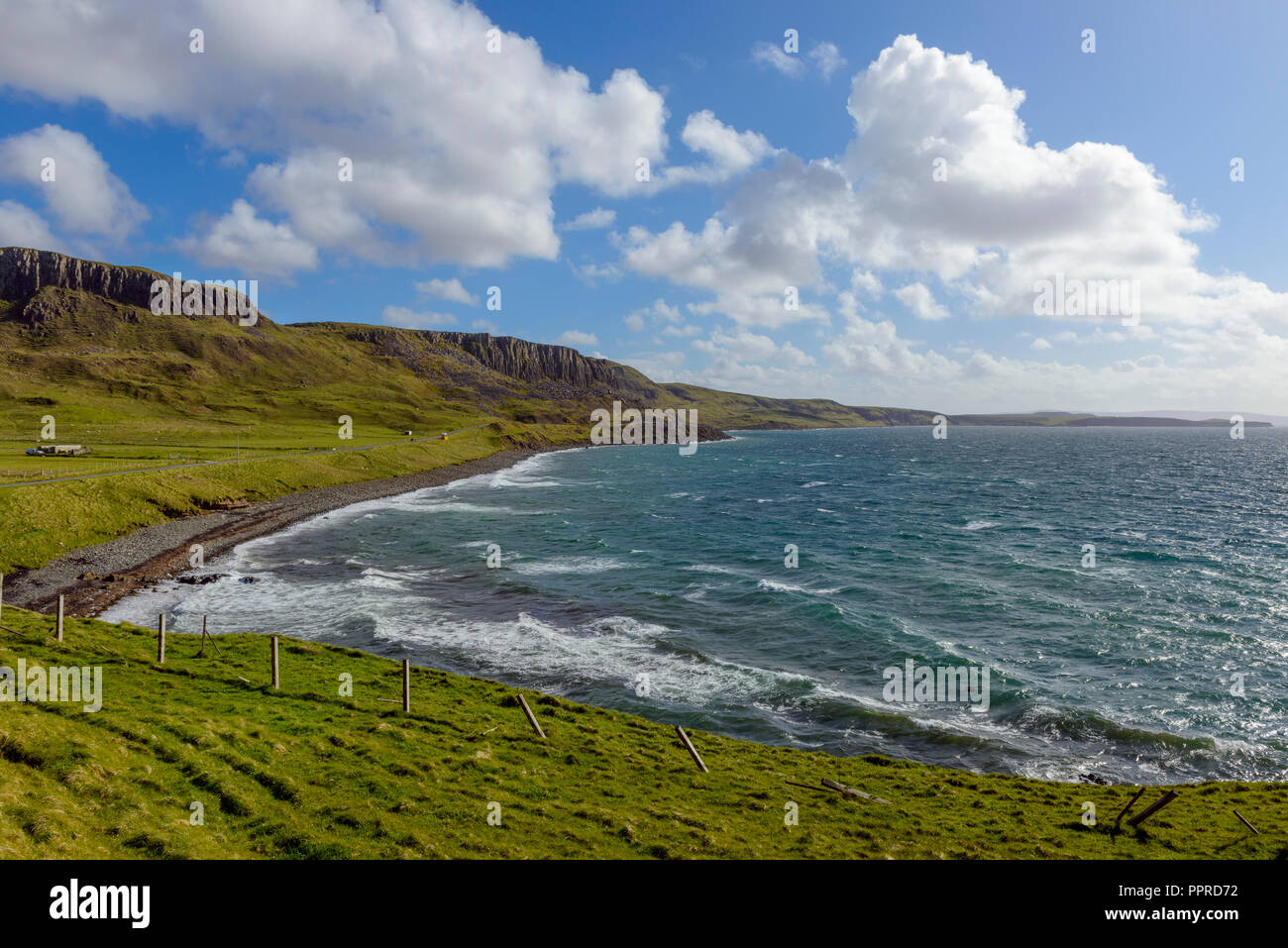 Coastal landscape, Isle of Skye, Scotland, United Kingdom Stock Photo ...