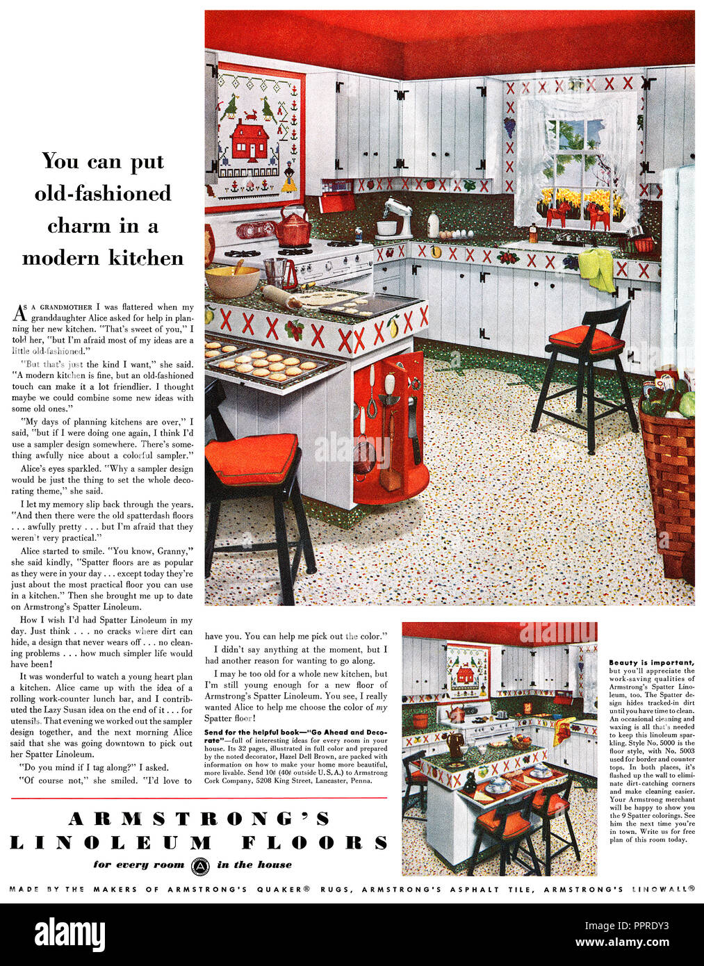 50s fifties 1950s kitchen hi-res stock photography and images - Alamy