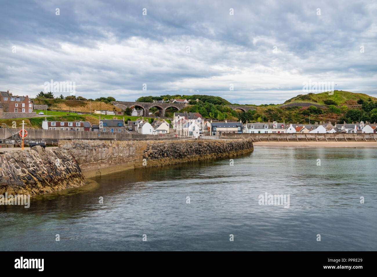 Cullen seafront and town hi-res stock photography and images - Alamy