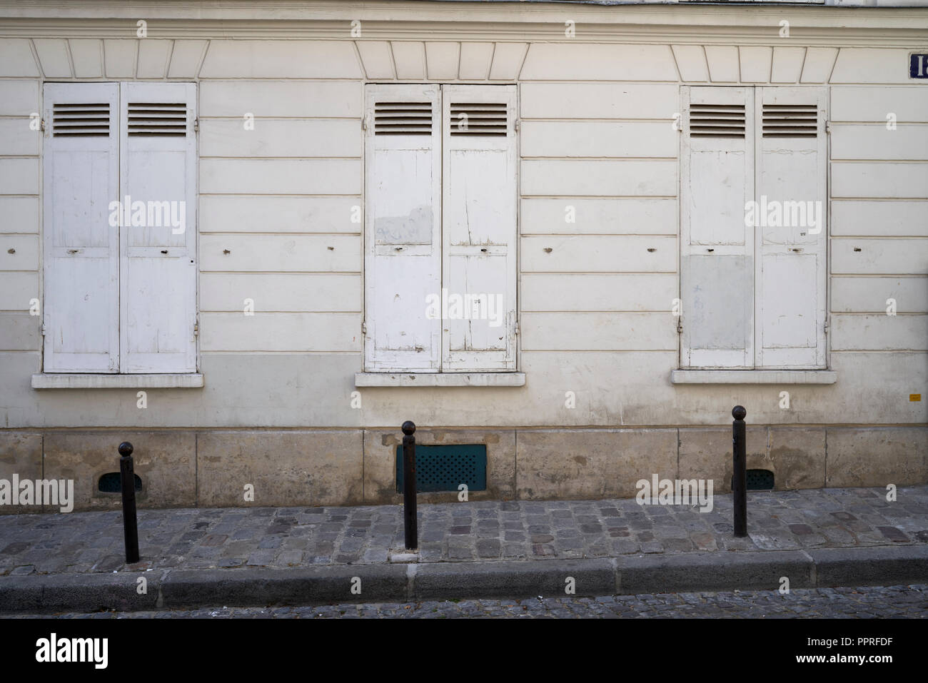Paris Buildings With Shutters High Resolution Stock Photography and ...