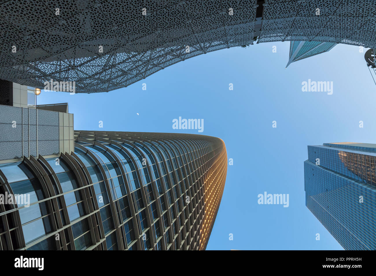 Salesforce Tower and Transit Building, with other high rises at ...