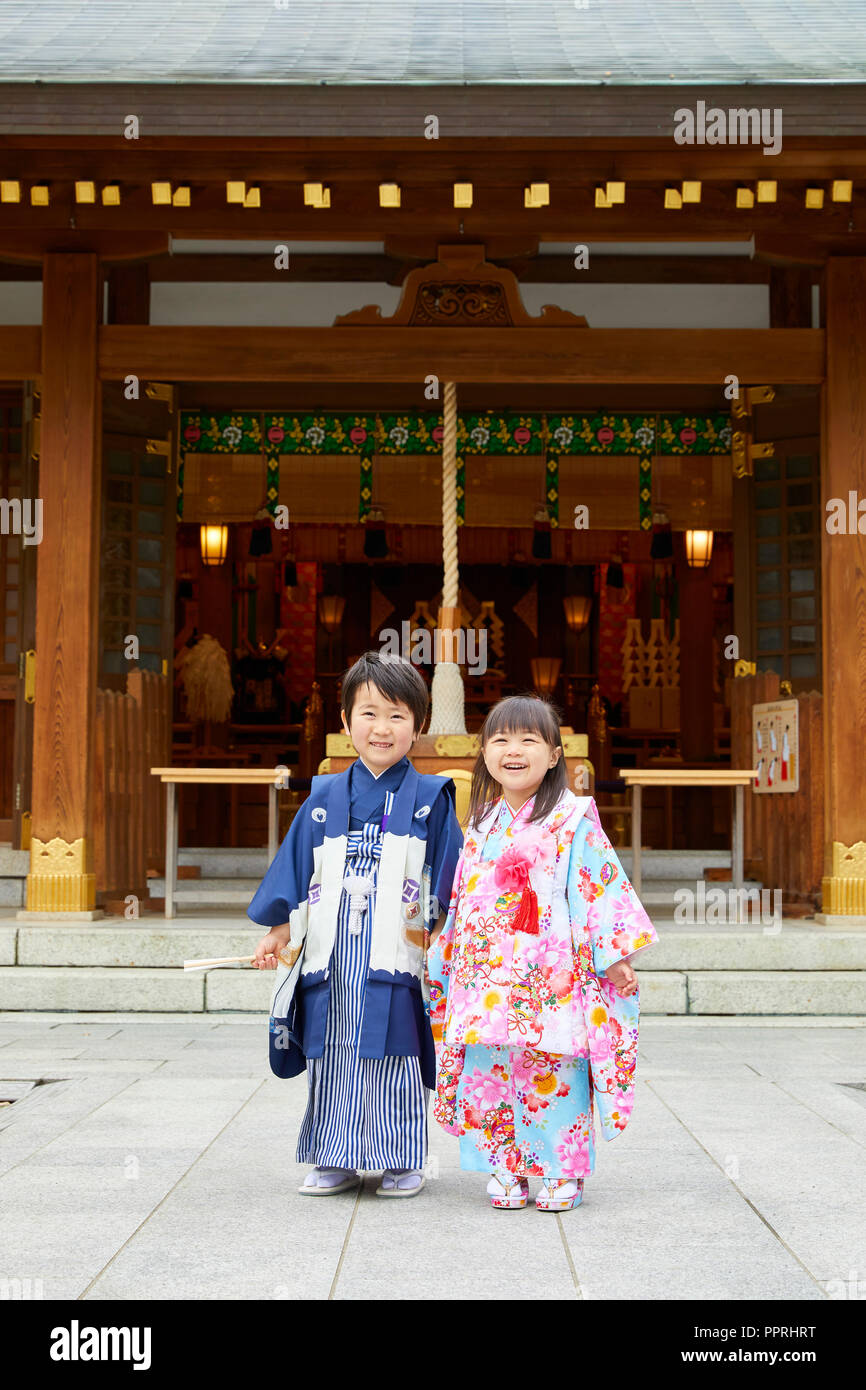 Japanese traditional Shichi-Go-San Stock Photo - Alamy