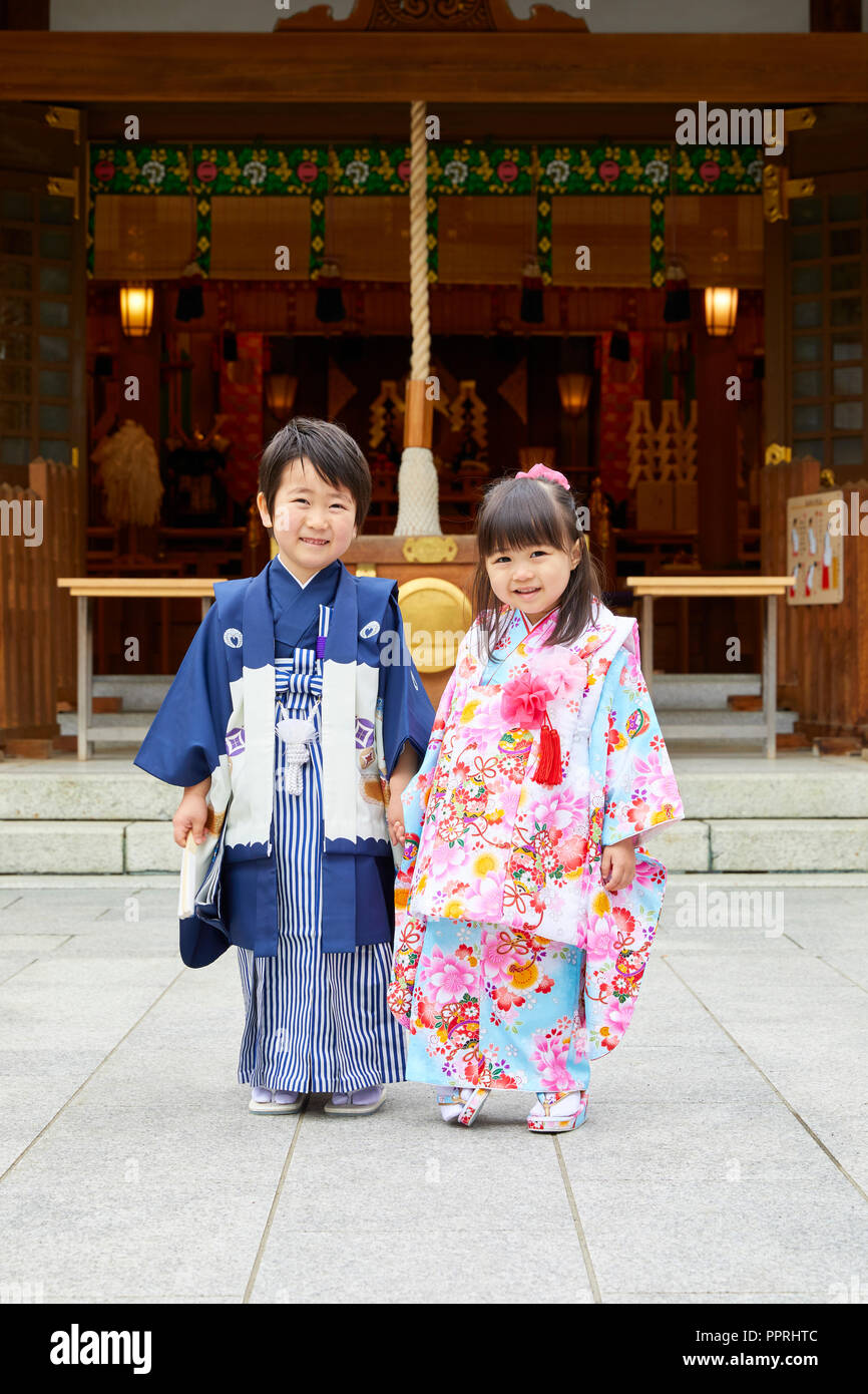 Japanese traditional Shichi-Go-San Stock Photo - Alamy