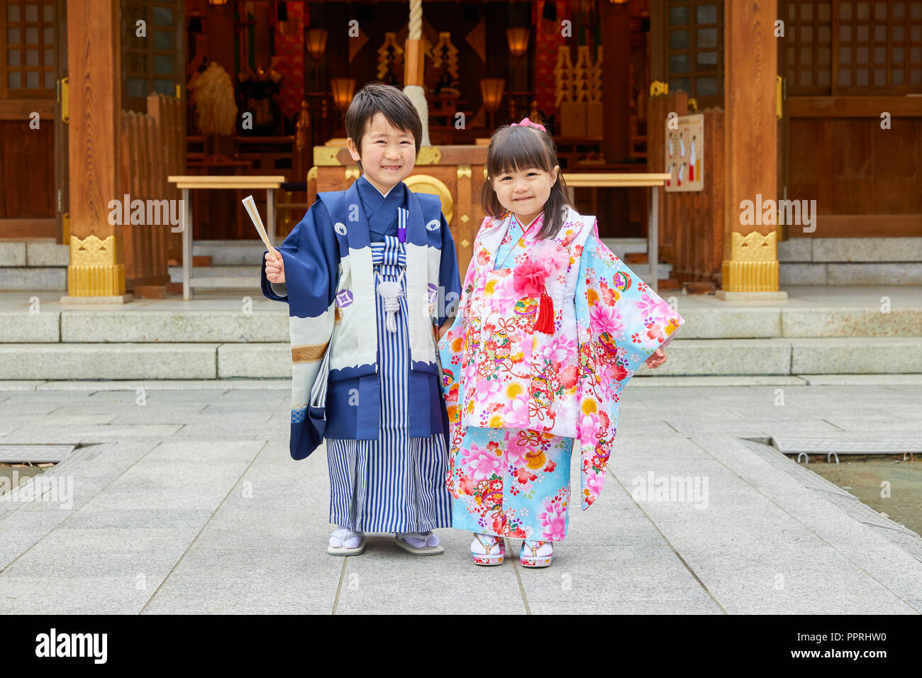 Japanese traditional Shichi-Go-San Stock Photo - Alamy