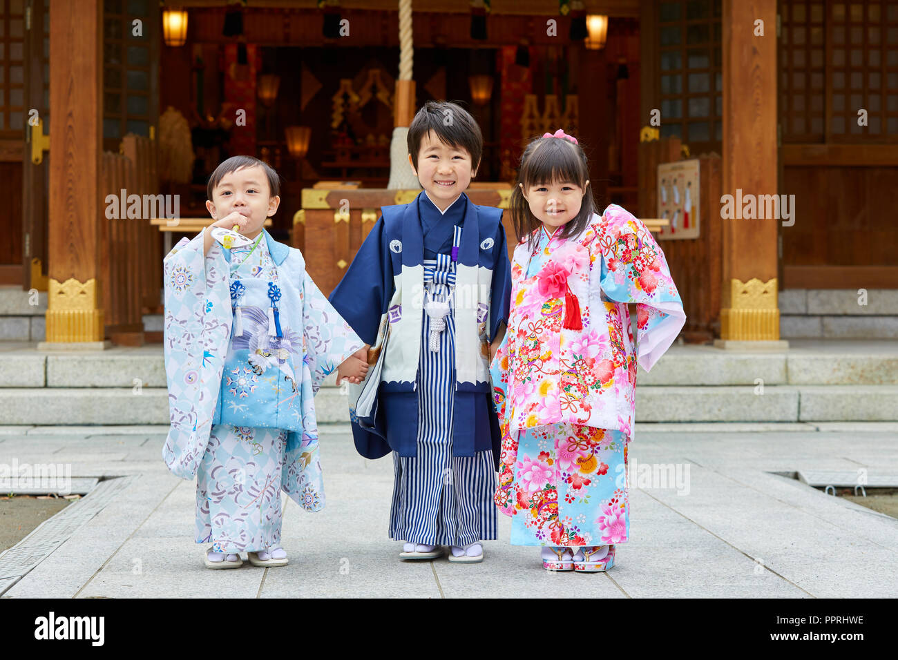 Japanese traditional Shichi-Go-San Stock Photo - Alamy