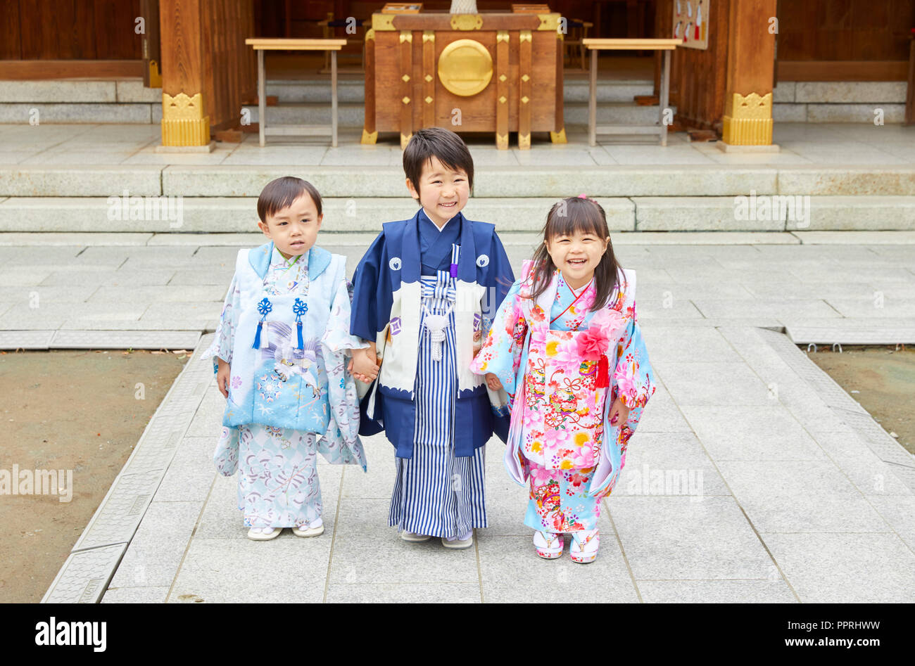 Japanese traditional Shichi-Go-San Stock Photo - Alamy