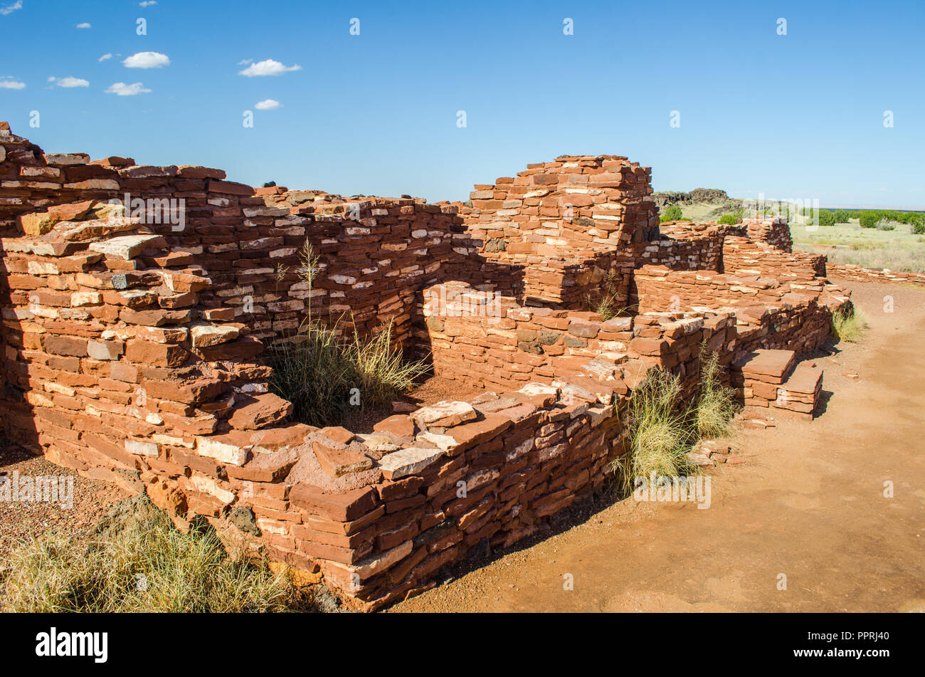 The Wupatki pueblo ruins in northern Arizona date from the 1100s. This ...