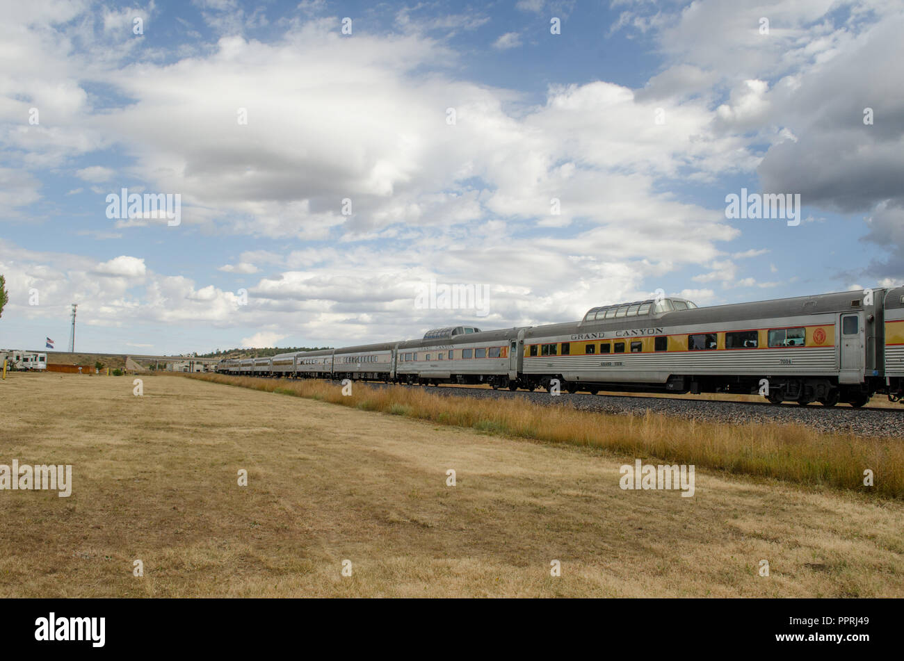 Passenger train to the Grand Canyon, Williams Arizona Stock Photo - Alamy