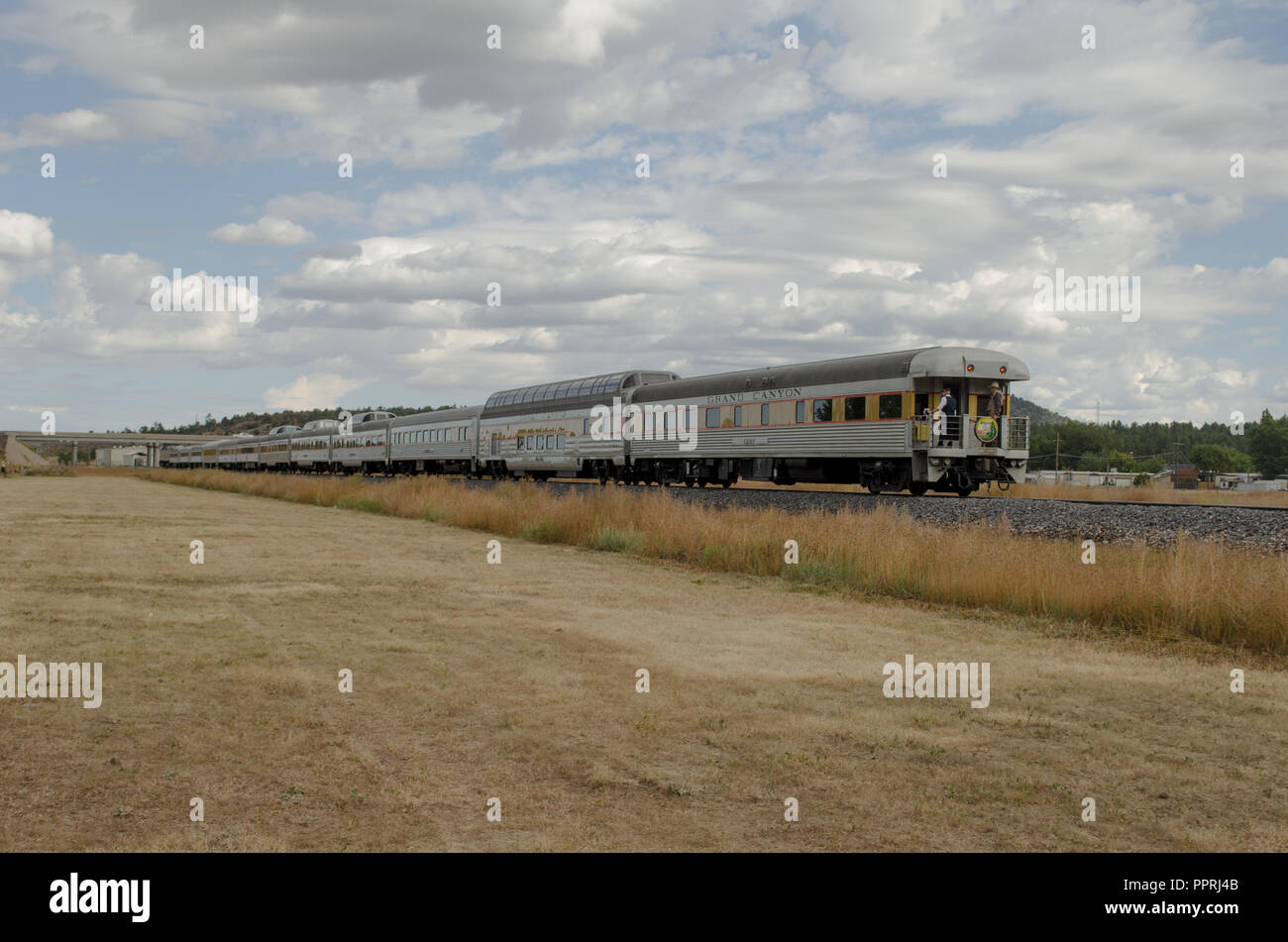 Passenger train to the Grand Canyon, Williams Arizona Stock Photo - Alamy