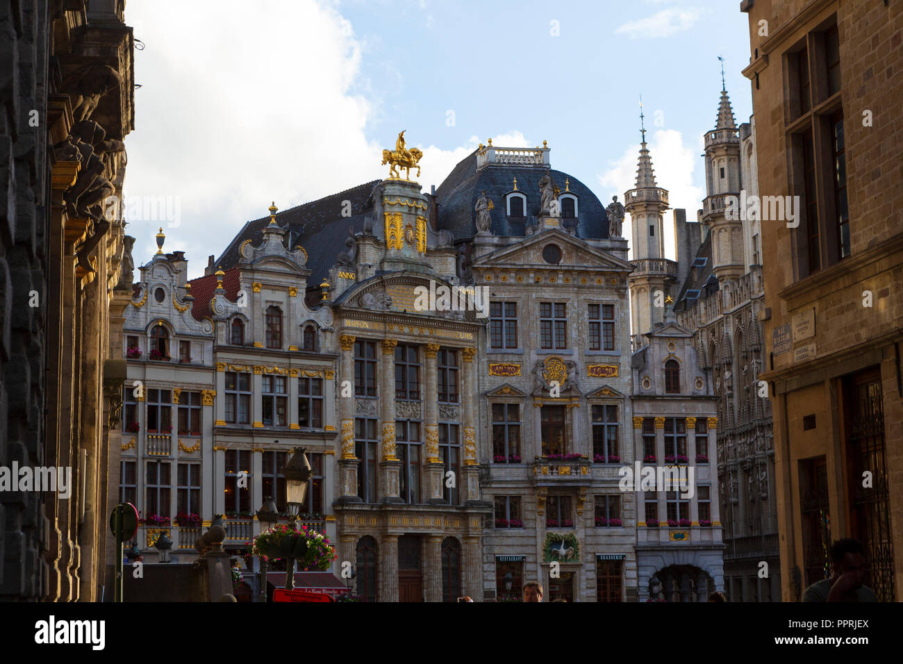 The Grand Place, the central square of Brussels, Belgium Stock Photo ...