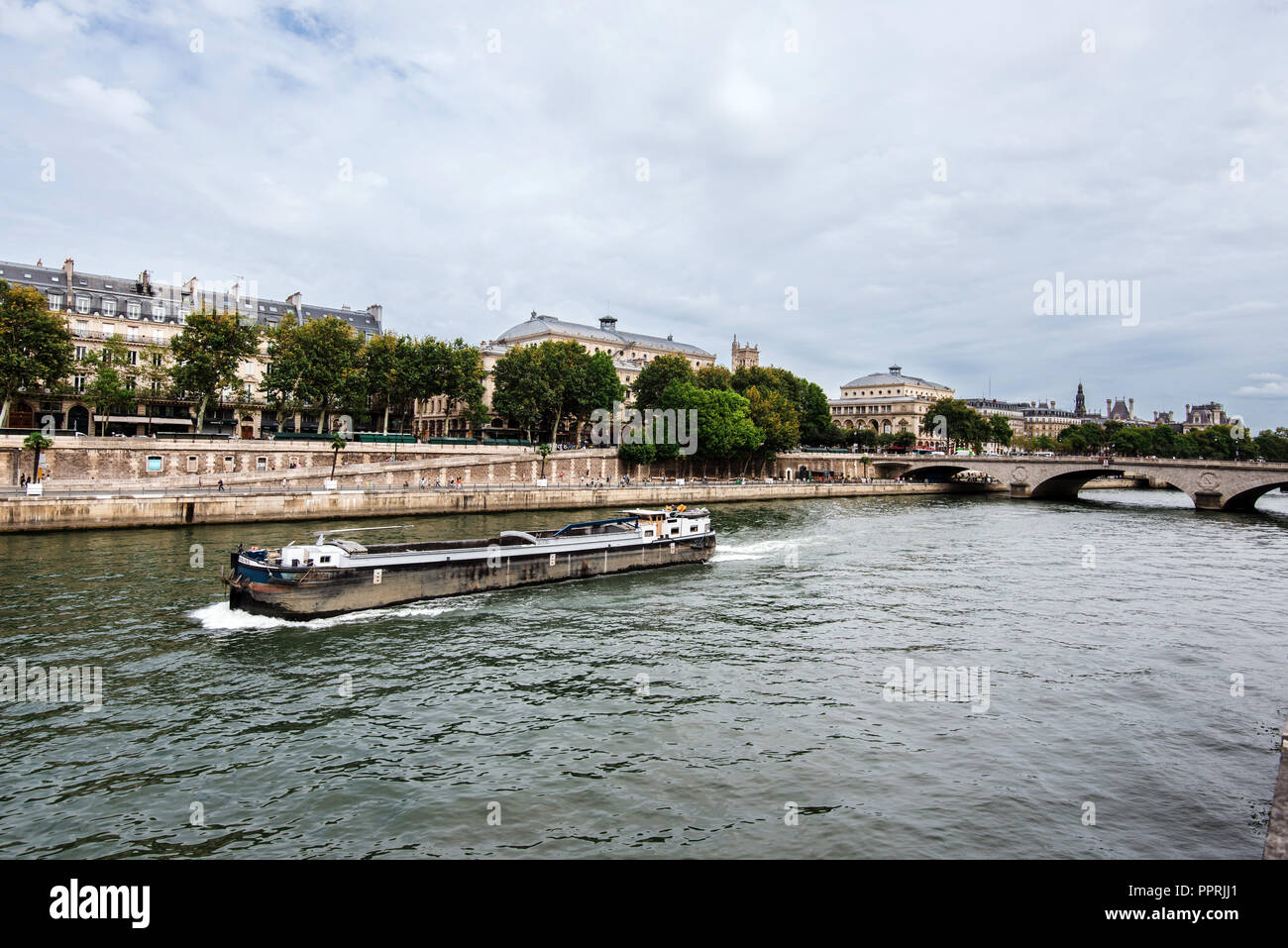 Cite Island View from Seine Riverside Stock Photo - Alamy