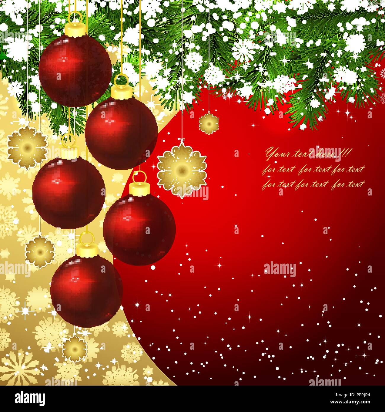 Snowbound branch Stock Vector Images - Alamy