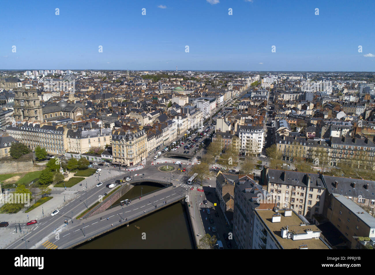 Rennes aerial hi-res stock photography and images - Alamy