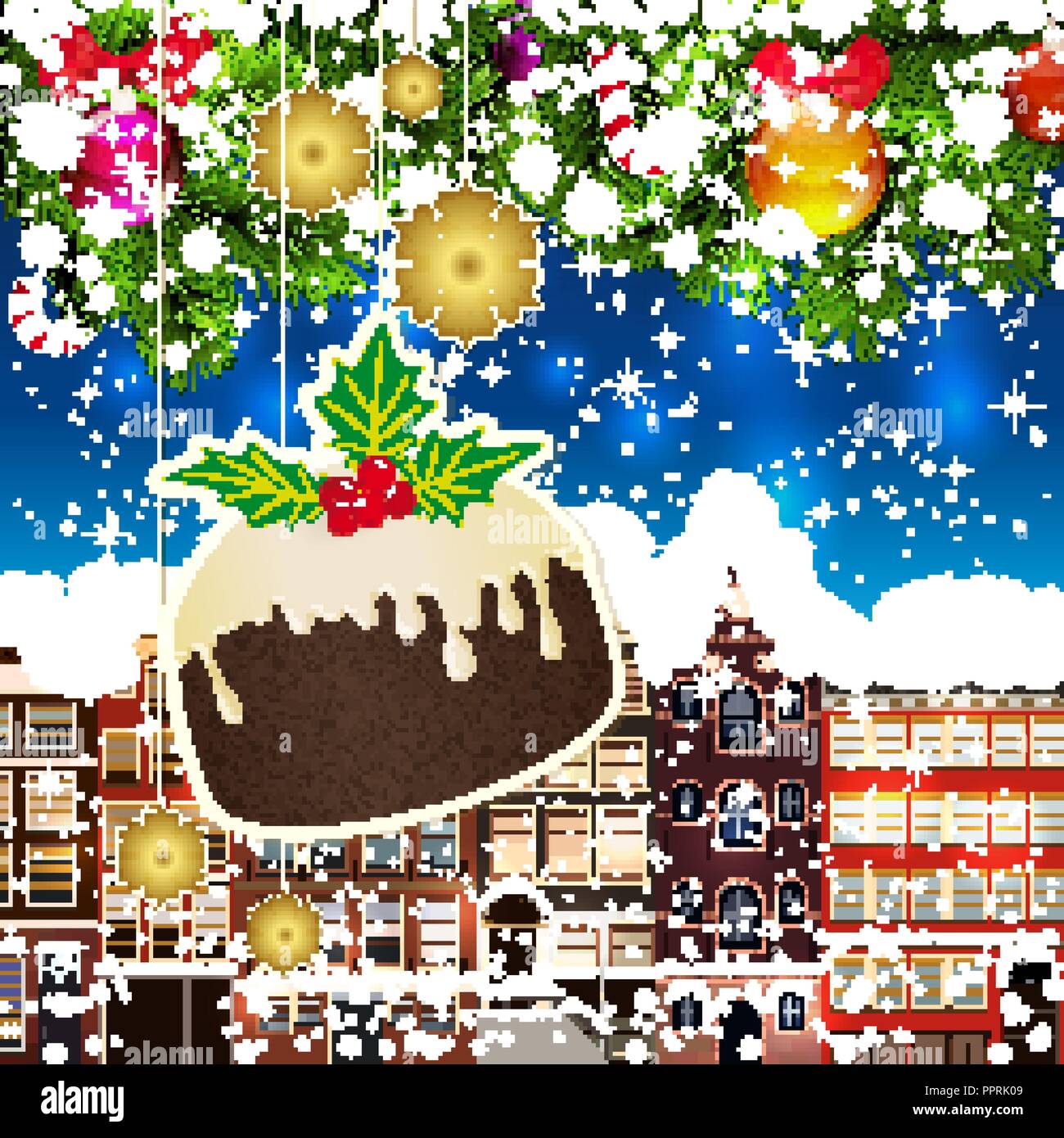 Pudding Stock Vector Images - Alamy