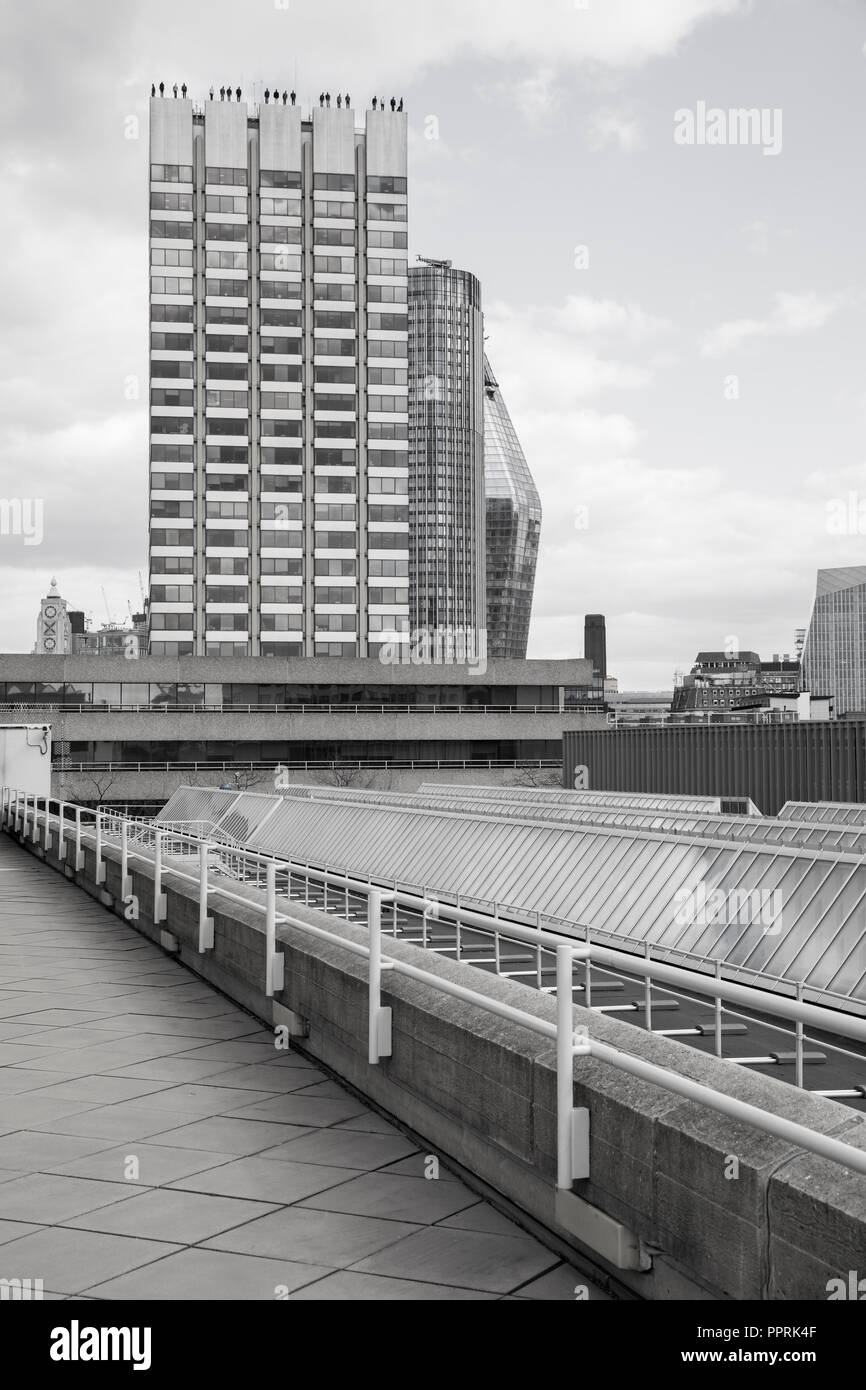 ITV building, London, taken from the National Theatre Stock Photo - Alamy