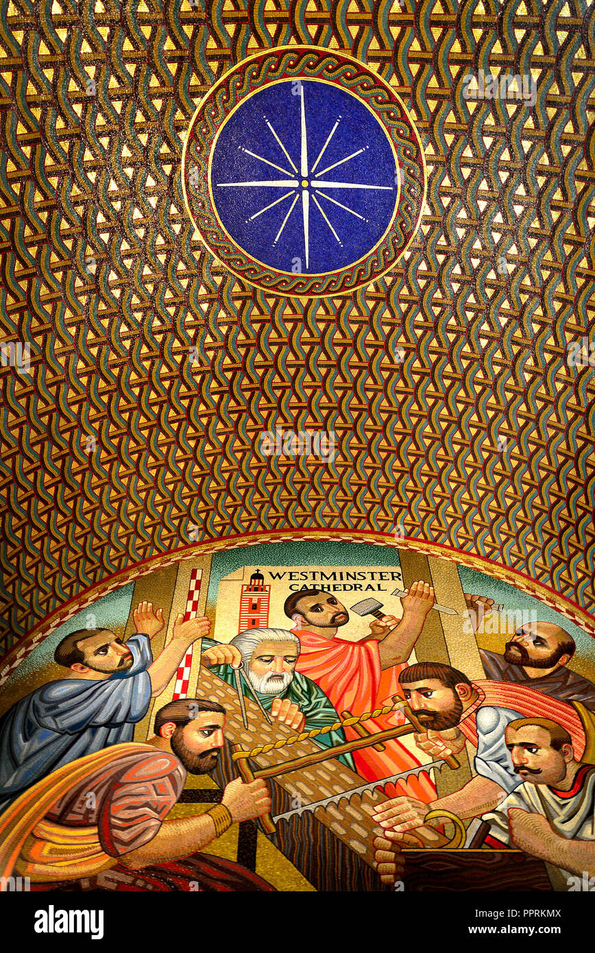 Chapel of St Joseph in Westminster Cathedral (Catholic: 1903) London ...