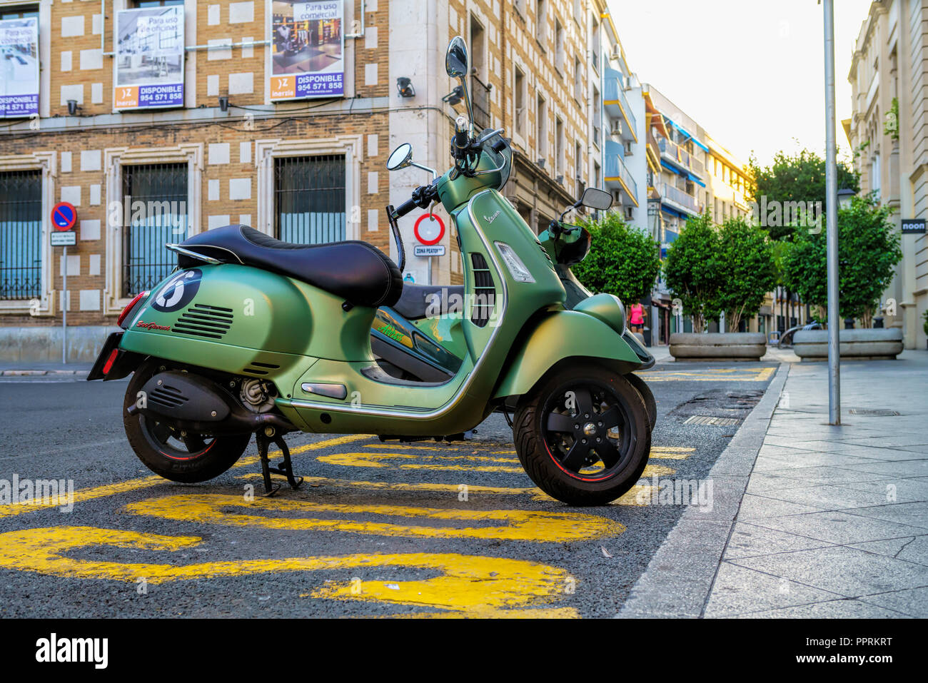 Motor scooter seville hi-res stock photography and images - Alamy