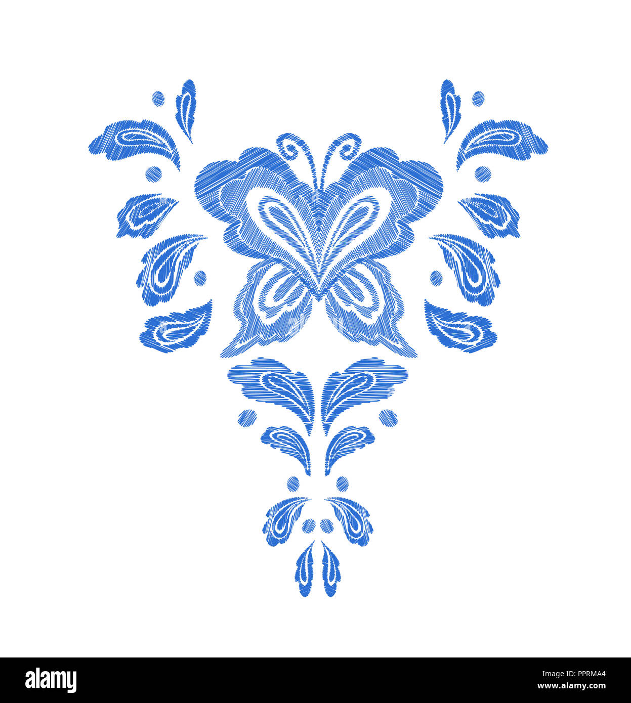 Hand drawn clothing pattern Cut Out Stock Images & Pictures - Alamy