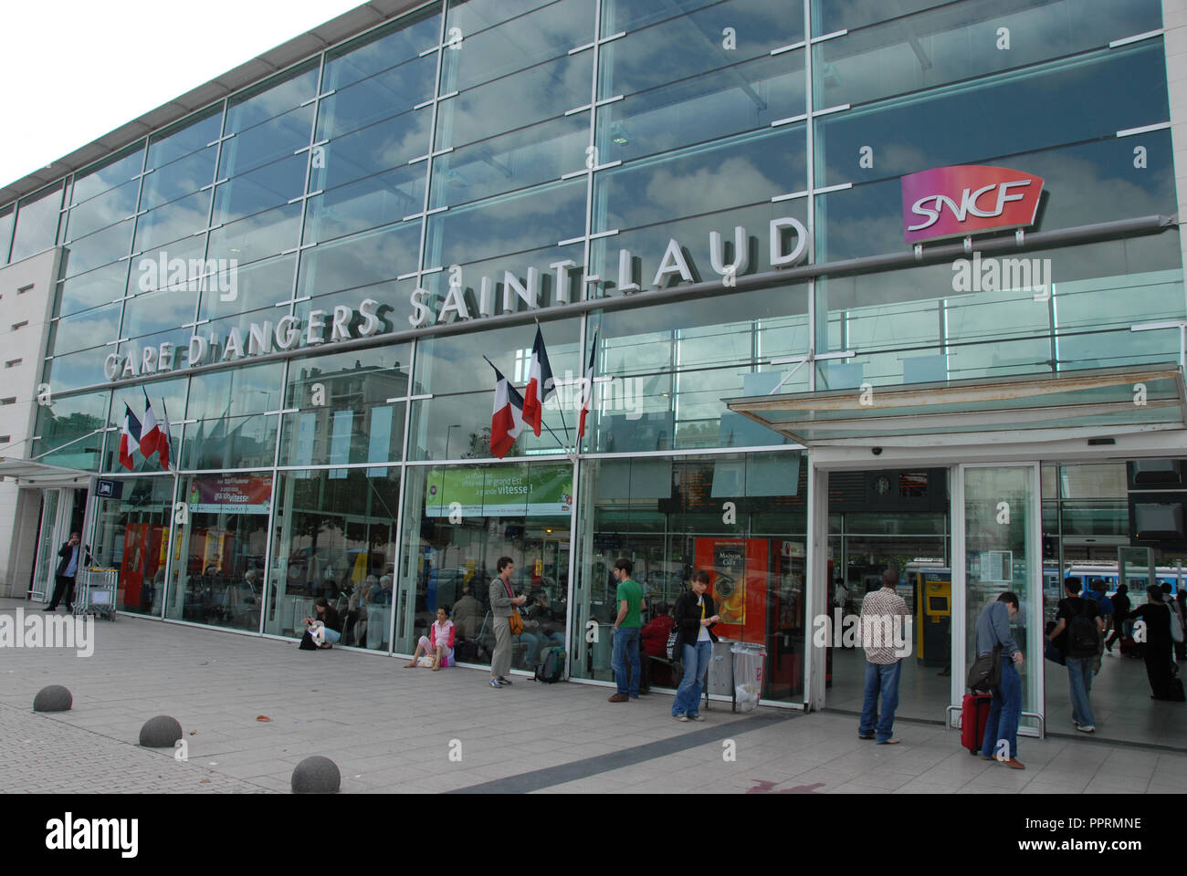 Gare d' Angers Saint-Laud at Angers in Val de Loire (Loire Valley) in ...