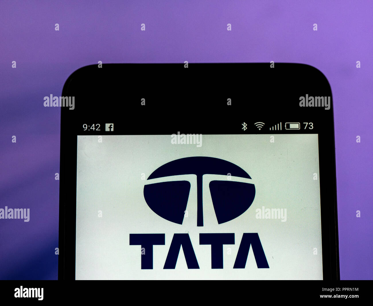 Tata motors logo hi-res stock photography and images - Alamy